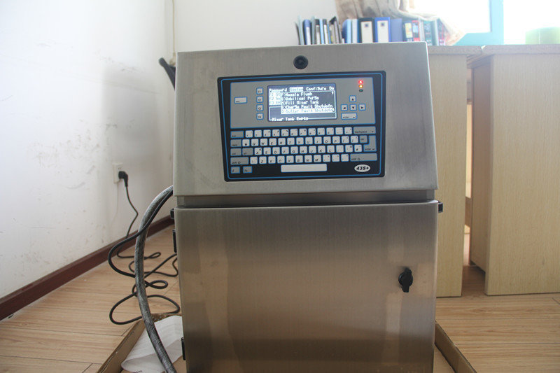 Small Character Continuous Inkjet Printer CIJ Type for Production Packaging