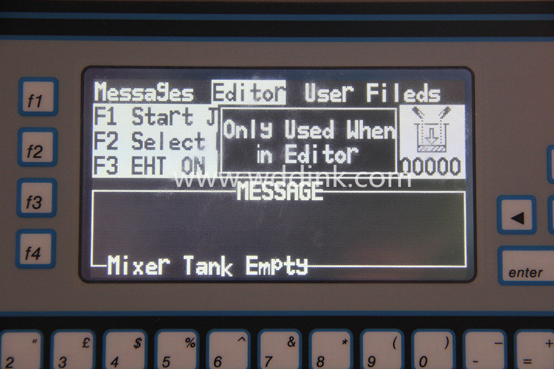 Automatic CIJ Continuous Inkjet Printer Electrical Coding And Marking Industry