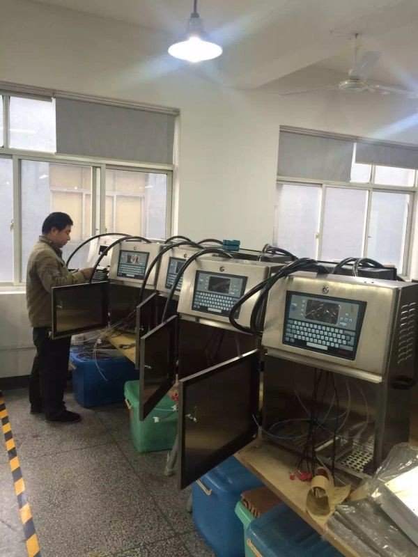 Date Code Continuous Inkjet Printer Expiry Date Label Printing ISO9001