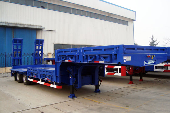 2 axle 40 ton low bed semi trailer low bed truck low bed trailer low bed truck trailer | CIMC TRAILERS