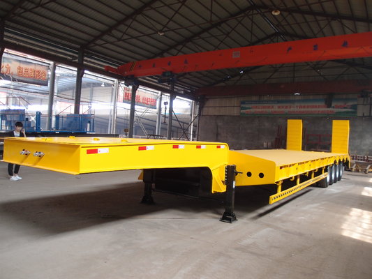 100 ton to 120 ton heavy duty lowbed transport trailer multi axle hydraulic low bed trailer | CIMC TRAILERS