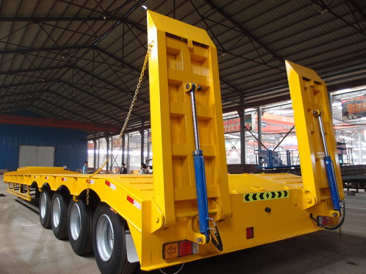 100 ton to 120 ton heavy duty lowbed transport trailer multi axle hydraulic low bed trailer | CIMC TRAILERS