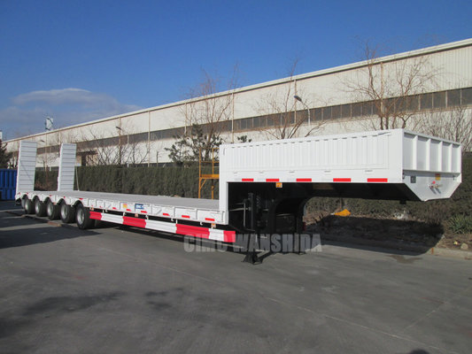 120 ton payload lowbed semi trailers 4 axle low bed trailer | CIMC TRAILER
