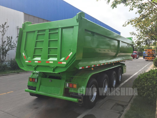 hydraulic tipping trailer 4 axles tipper trailer tipper semi trailer for sale