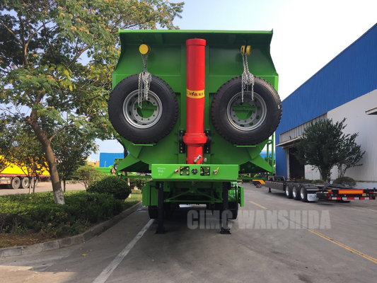 hydraulic tipping trailer 4 axles tipper trailer tipper semi trailer for sale