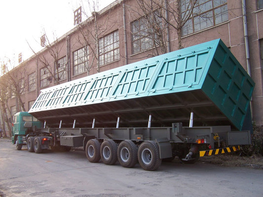 40 cubic meter side tipper trailer semi dump trailers tipping trailer for sale