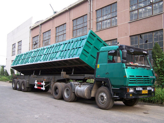 40 cubic meter side tipper trailer semi dump trailers tipping trailer for sale