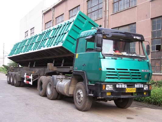 40 cubic meter side tipper trailer semi dump trailers tipping trailer for sale