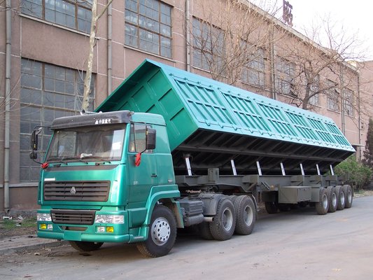40 cubic meter side tipper trailer semi dump trailers tipping trailer for sale