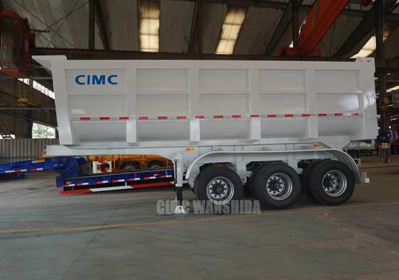 End dumper trailer prices dumping trailer U-shape dump trailer for sale
