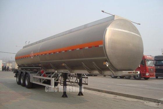42000 liters aluminum diesel fuel tanks semi trailer aluminum tanker trailers for sale
