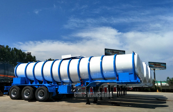 19m3 Tri-axle 98% chemical transport tanker trailer acid tanker trailer sulfuric acid tanker trailer