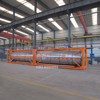 40ft crude oil tank container with thermal insulation