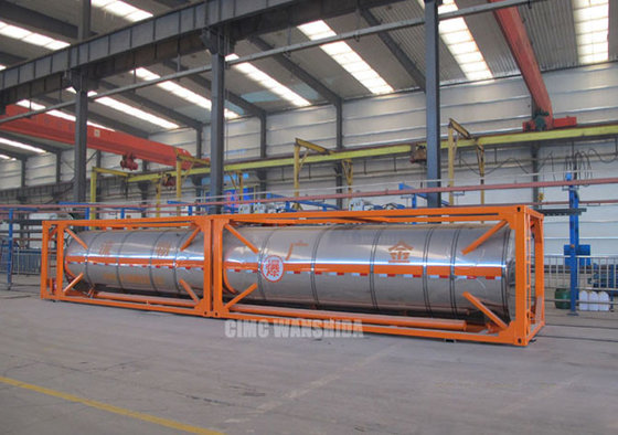 40ft crude oil tank container with thermal insulation