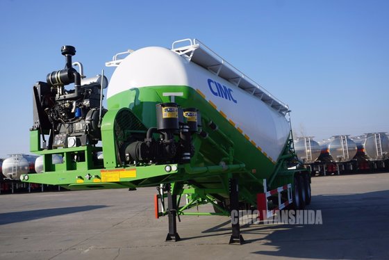 Bulk cement dry powder trailer dry bulk tanker cement powder tankers for sale | CIMC TRAILERS
