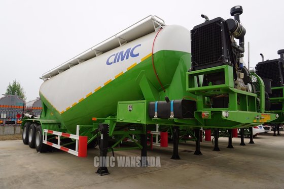 Bulk cement dry powder trailer dry bulk tanker cement powder tankers for sale | CIMC TRAILERS