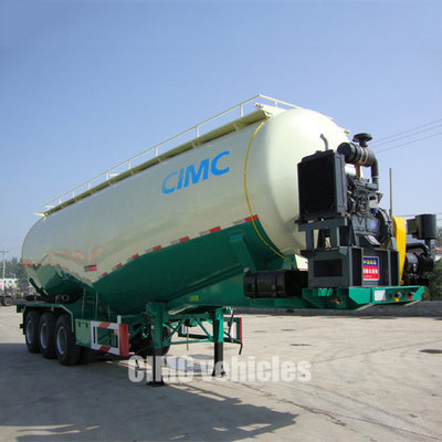 Cement bulk tanker trailers 3 axles bulk cement transporters semi trailer cement bulker trailer | CIMC TRAILERS