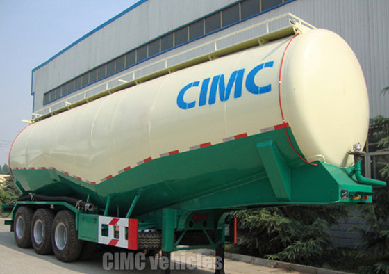 Cement bulk tanker trailers 3 axles bulk cement transporters semi trailer cement bulker trailer | CIMC TRAILERS