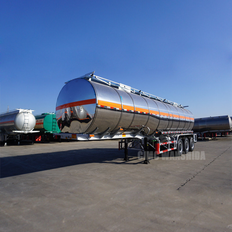 Tanker stainless steel semi trailer stainless steel tank trailers stainless steel tanker trailers for sale