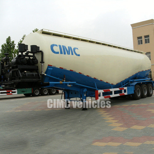 Cement bulk tanker trailers 3 axles bulk cement transporters semi trailer cement bulker trailer | CIMC TRAILERS