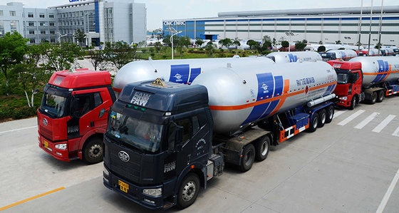 CIMC 58.1m3 58100 liters 27ton 3 Axles LPG Truck Tank Trailer