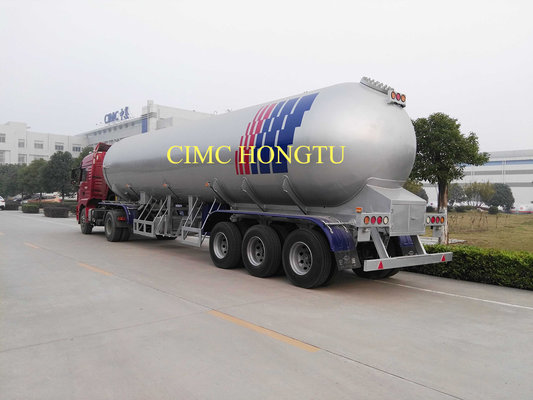 CIMC 58.1m3 58100 liters 27ton 3 Axles LPG Truck Tank Trailer