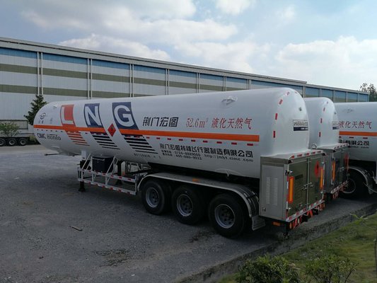 52.6m3 Cryogenic Liquid Natural Gas Semi Trailer Semi-trailer lng semitrailer truck