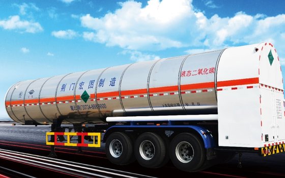 52.6m3 Cryogenic Liquid Natural Gas Semi Trailer Semi-trailer lng semitrailer truck