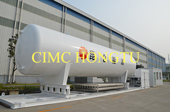 vertical cryogenic liquid oxygen o2 carbon dioxide co2 storage tank