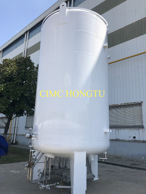vertical cryogenic liquid oxygen o2 carbon dioxide co2 storage tank