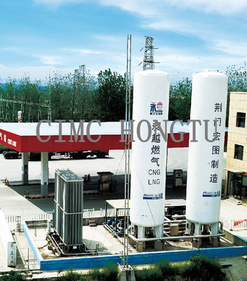 vertical cryogenic liquid oxygen o2 carbon dioxide co2 storage tank