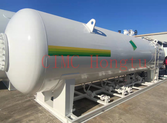 pressure vessel lpg gas filling machine storage tank skid station with cylinder