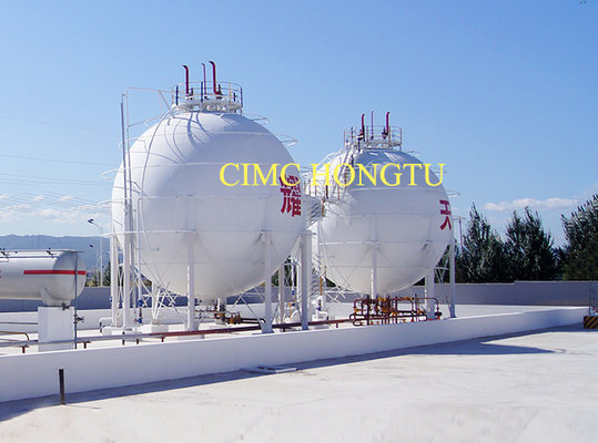 ASME Code 1500 tons 3000 cubic meters lpg propane liquefied petroleum gas spherical sphere storage tanks
