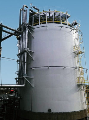 Flat Bottom Customized cryogenic 1000m3 liquid oxygen lng storage tank price