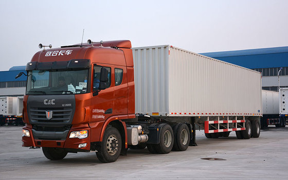 CIMC 11M Van Semi-trailer With Corrugated Plate, 30 Tons Closed Dry Van Trailer