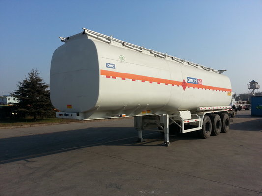 50CBM Aluminium Fuel Truck Trailer Oil Tank Semi Trailer Ellipse BPW Axle