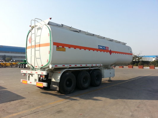 50CBM Aluminium Fuel Truck Trailer Oil Tank Semi Trailer Ellipse BPW Axle