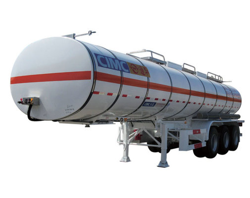 Food Grade Milk Tanker Trailer 50 Cubic Meter Capacity 3 Alxe OEM Standard