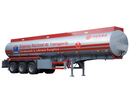 Food Grade Milk Tanker Trailer 50 Cubic Meter Capacity 3 Alxe OEM Standard