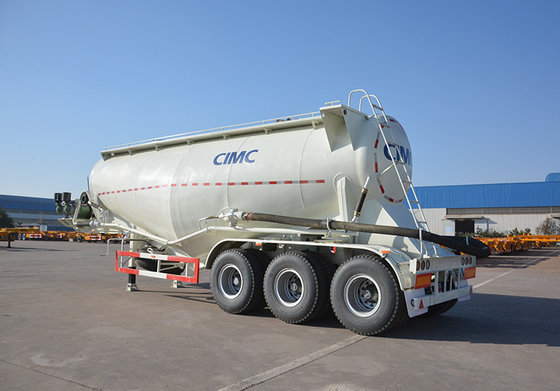 High Grade Dry Bulk Cement Trailers Bulk Cement Tanker High Transport Efficiency