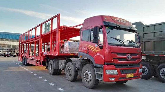 CIMC Triple Axles Car Transport Carriers Car Loader Truck Flatbed Platform