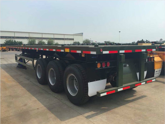 20ft 40ft 45ft Flatbed Container Trailer Gooseneck Air Bag Suspenison