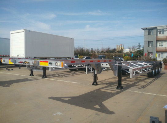 45ft 48ft Skeleton Lightweight Flatbed Trailer Aluminum Flatbed Semi Trailer