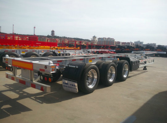 45ft 48ft Skeleton Lightweight Flatbed Trailer Aluminum Flatbed Semi Trailer