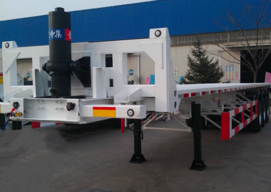 HYVA Jack Flatbed Shipping Container Truck Trailer Transportable Low Bed Type