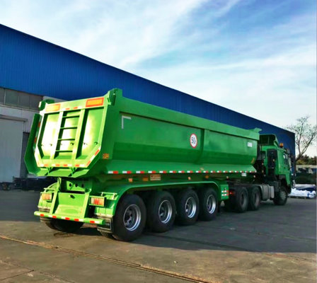 Tipper Dump Truck Trailer Commercial Custom End Dump Trailers Customized Color