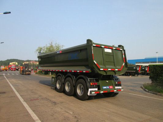 22 Wheels Dump Truck Trailer Flatbed Dump Truck With FAW Tractor Head