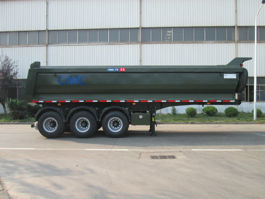 22 Wheels Dump Truck Trailer Flatbed Dump Truck With FAW Tractor Head