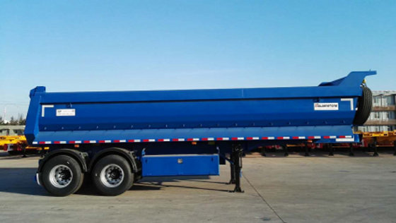 Frameless Dump Truck Trailer Commercial Bumper Pull Dual Axle Dump Truck