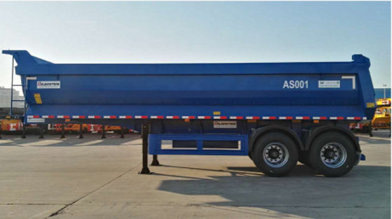 Frameless Dump Truck Trailer Commercial Bumper Pull Dual Axle Dump Truck